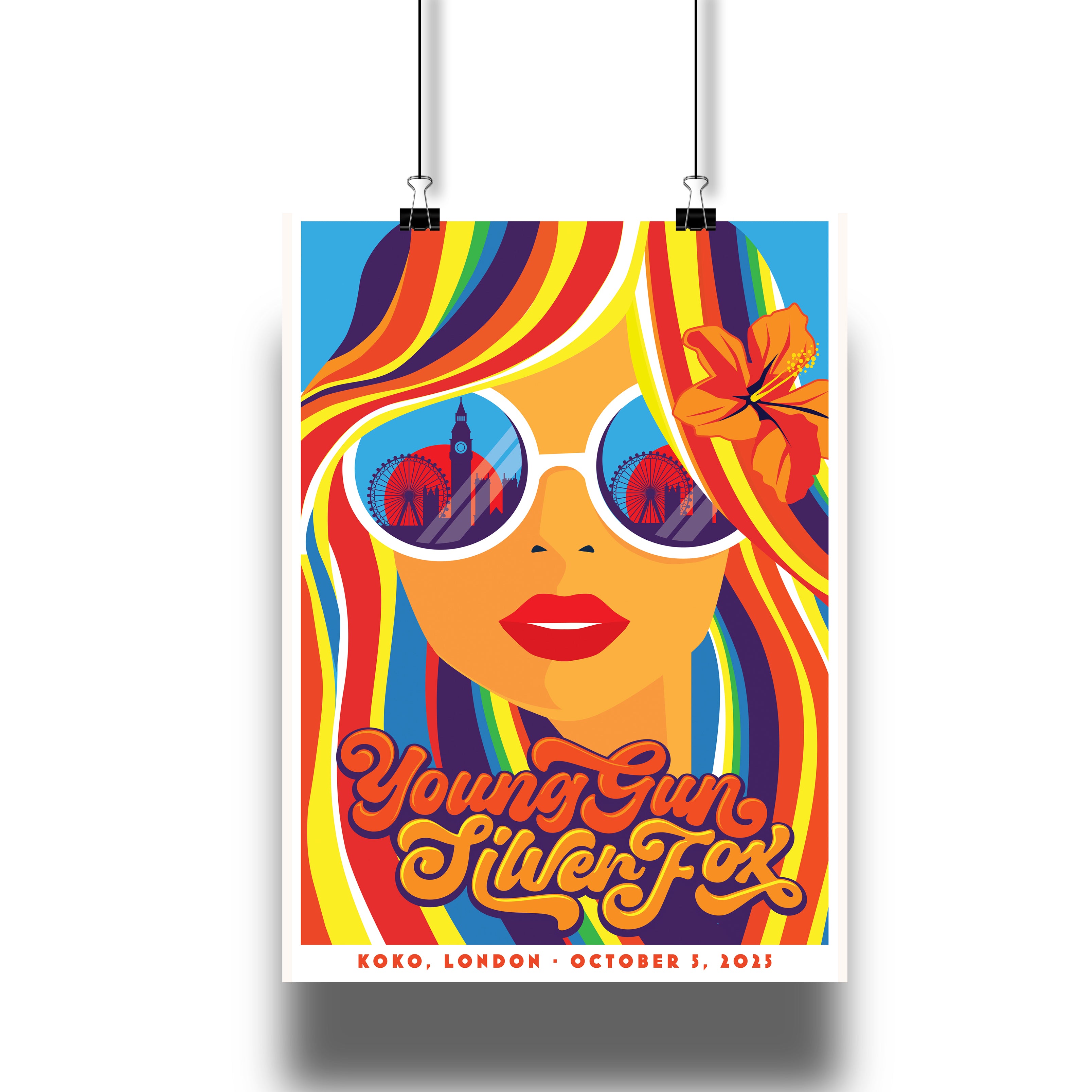 2025 London KOKO poster A3 Size – Candelion